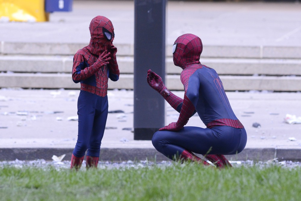 jorge-vegas Picture 1 - Scenes Are Filmed for The Amazing Spider-Man 2 ...