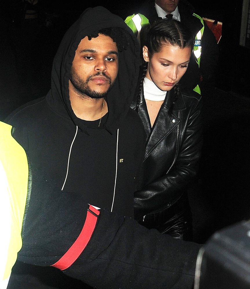 The Weeknd Picture 1 - Bella Hadid and The Weeknd on A Night Out