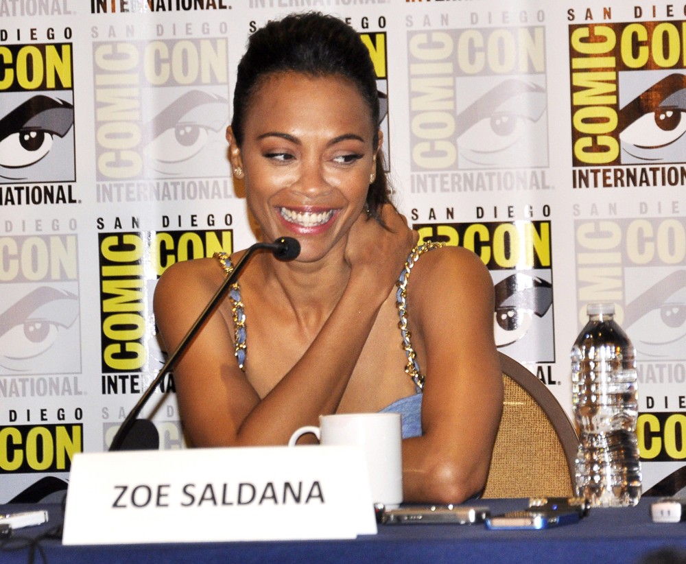 Zoe Saldana Picture 226 - Comic-Con International 2013 - Marvel - Photocall