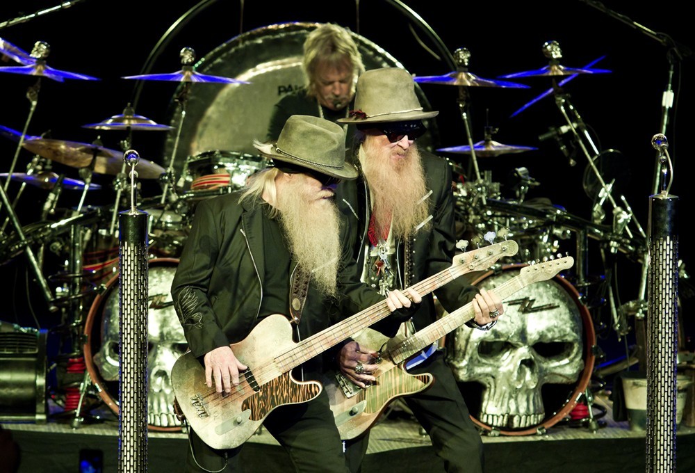 ZZ Top Picture 1 - ZZ Top Performing Live